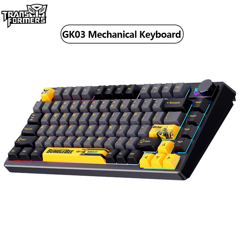 Transformers GK03 Gasket Mechanical Keyboard Bumblebee คีย์บอร์ดเกมมิ่ง ...