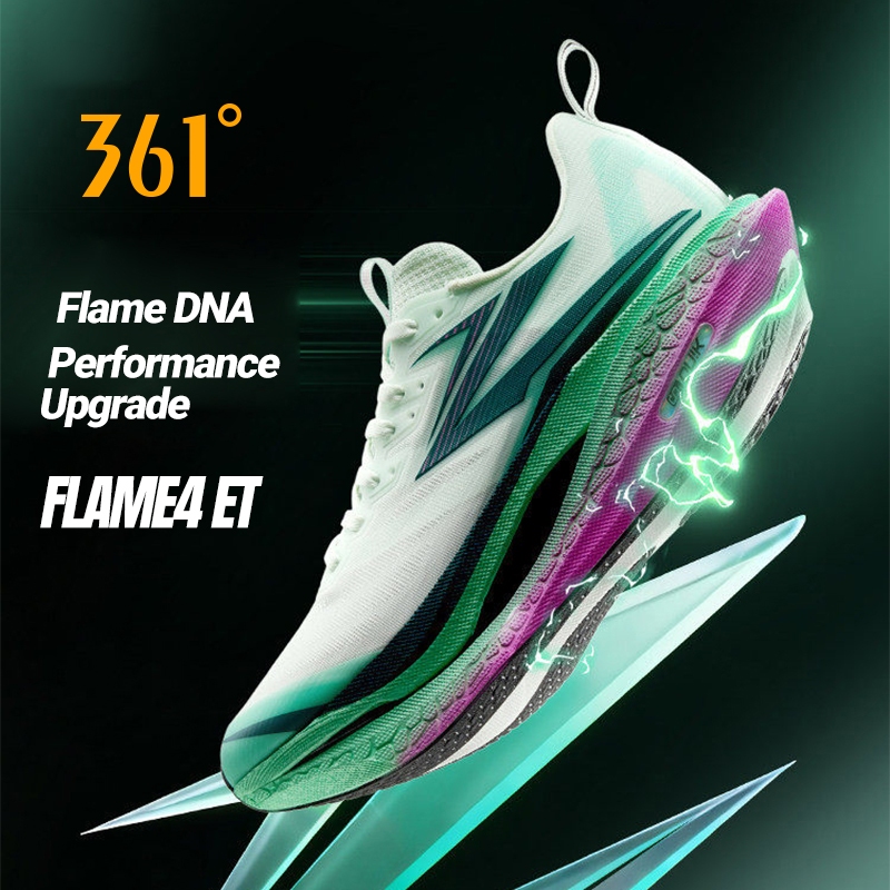 [10กม+] 361 Degrees Flame 4ET Professional Racing Running Shoes รองเท้า ...