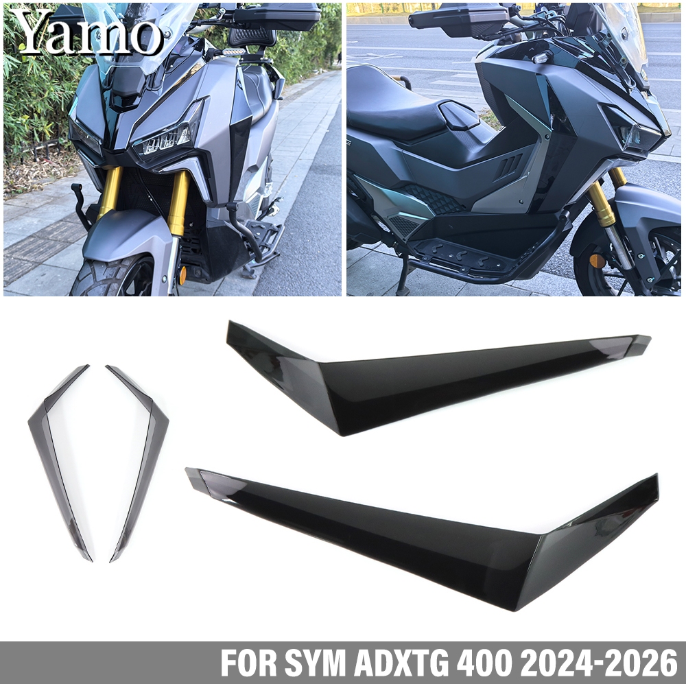 สําหรับ SYM ADXTG 400 2024-2026 ด้านข้างกระจกหน้ารถ ADXTG400 ขากระจกบัง ...