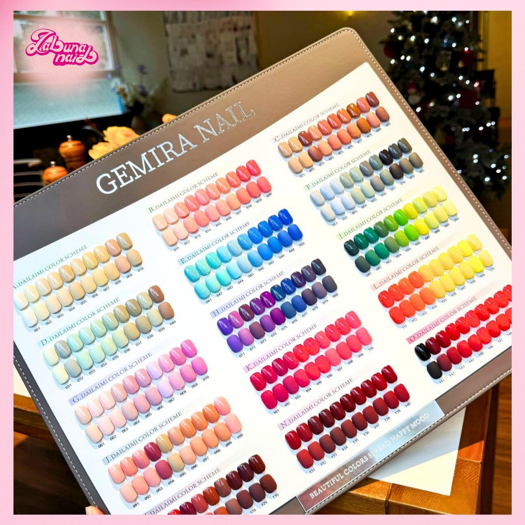 【พร้อมส่ง】ซตสี GEMIRA 150สี สีเล็บเจล เซตสีเจลทาเล็บ (ด้วยแผนภูมิสี ...
