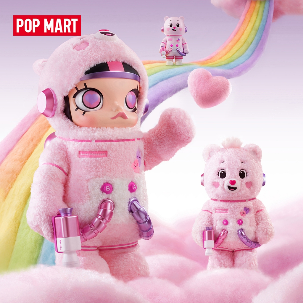 POP MART MEGA SPACE MOLLY 400%+100% Sweet Messages Bear | Shopee Thailand