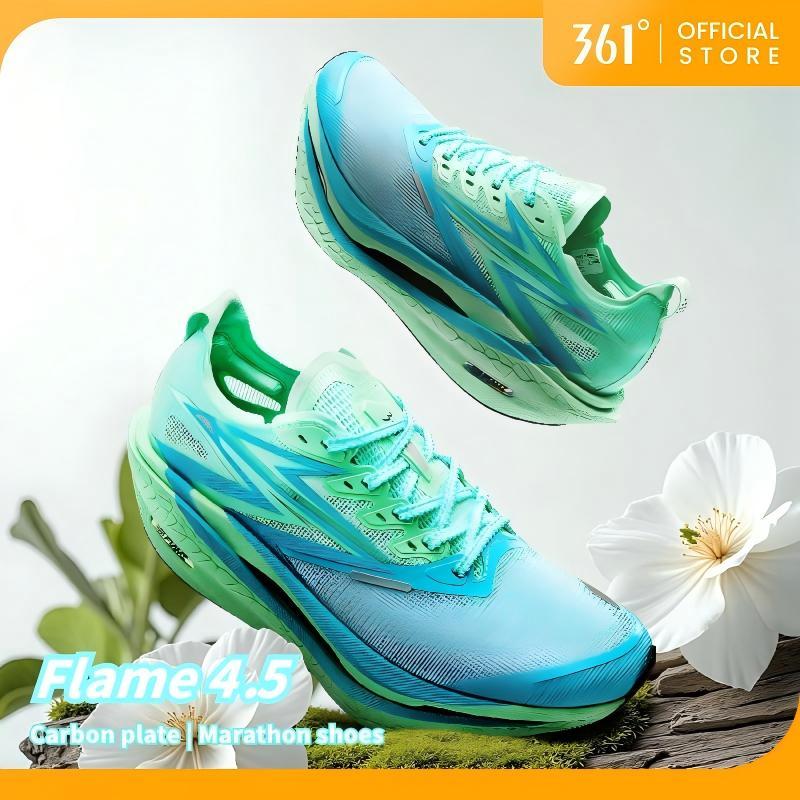 361 Degrees Flame 4.5 รองเท้าวิ่งมาราธอนแบบแผ่นคาร์บอนระดับมืออาชีพ ...