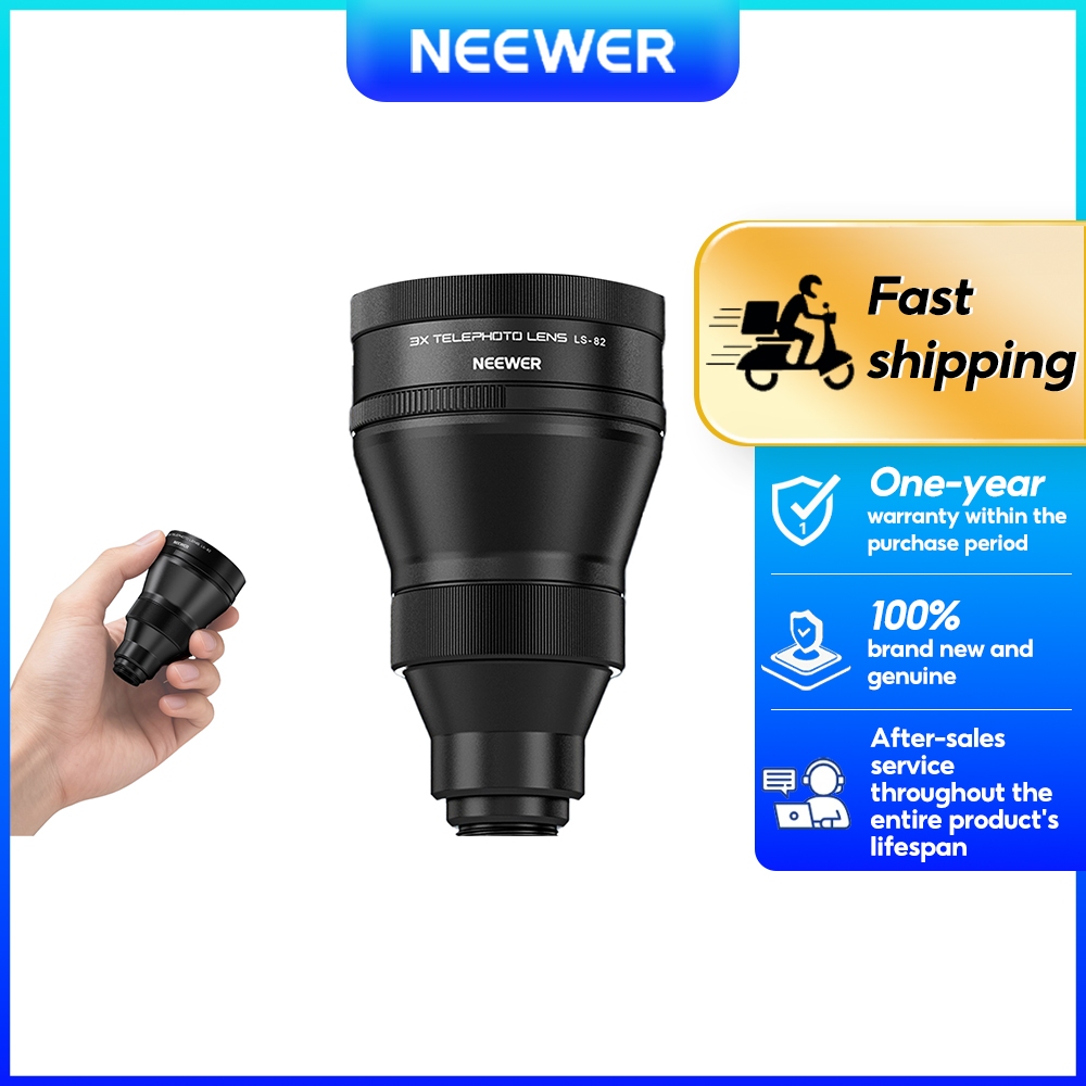 NEEWER 3X Teleconverter สิ่งที่แนบมาสําหรับ Android/iOS สมาร์ทโฟนกล้อง ...