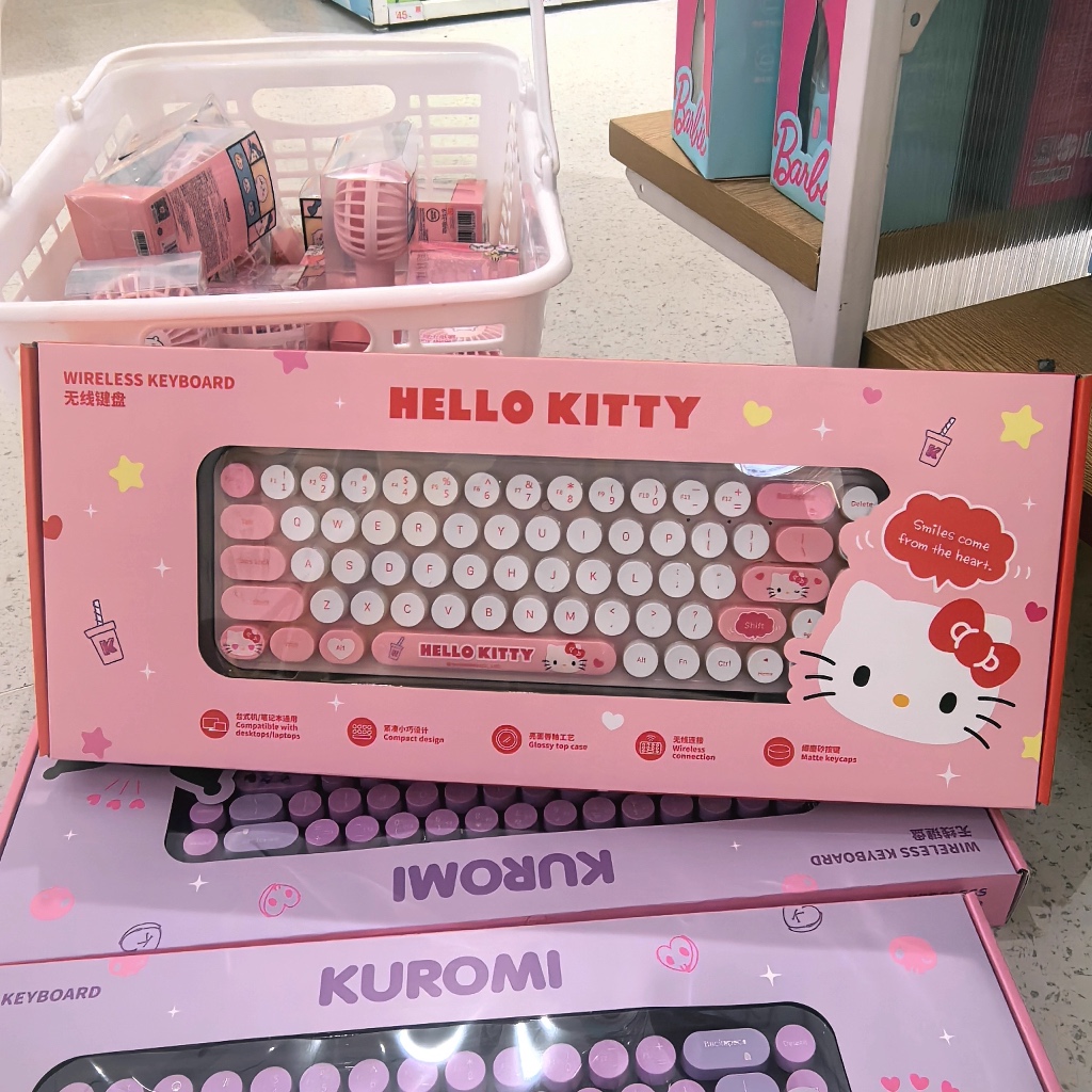 Miniso x Sanrio Wireless Keyboard Computer Notebook Desktop hellokitty ...