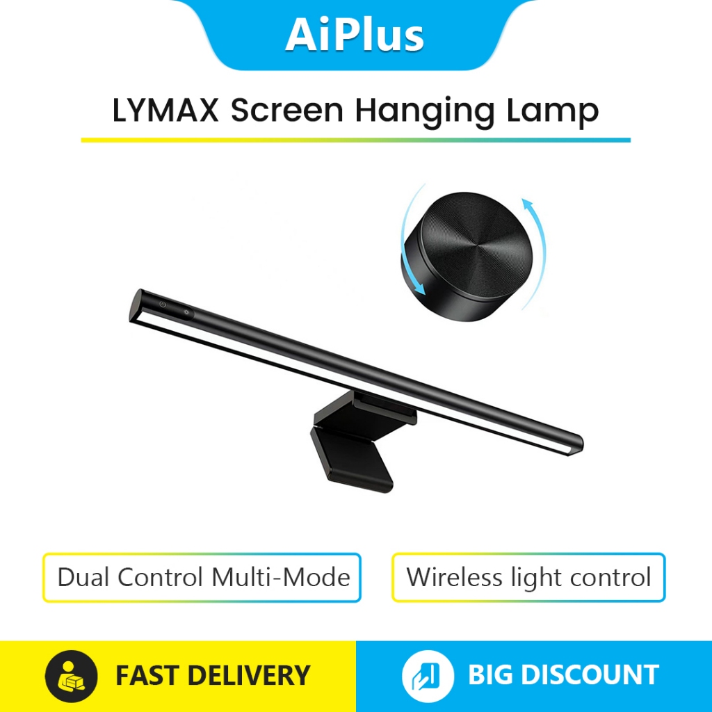 LYMAX โคมไฟแขวนหน้าจอ USB แหล่งจ่ายไฟ Dual Control Multi-Mode Smart ...
