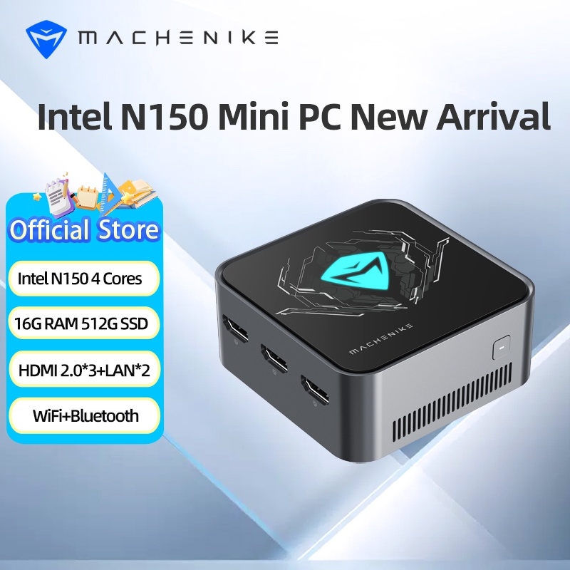 Machenike Mini PC Intel N150 4 แกน CPU 16G LPDDR5 RAM 512G SSD PCIE4.0 ...