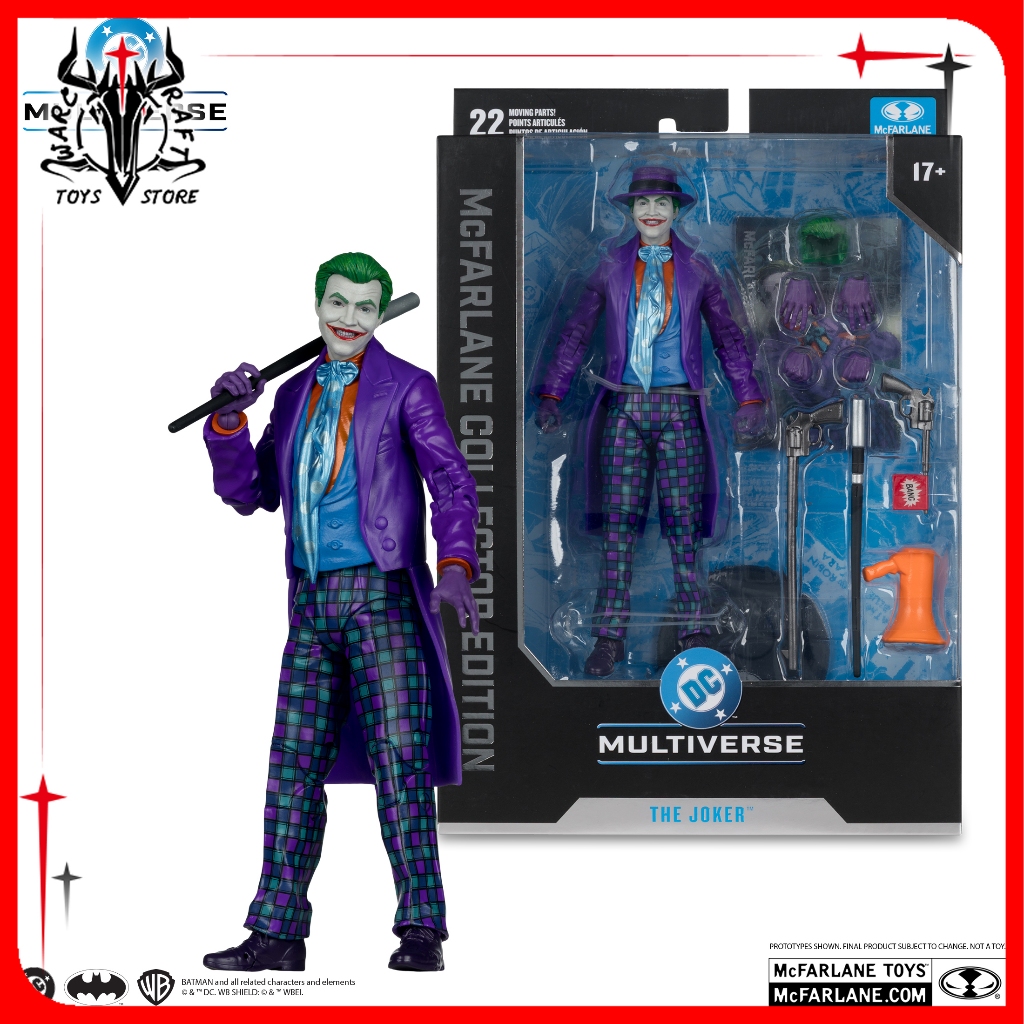 [มีในสต็อก] McFarlane Toys DC Multiverse THE JOKER 7 นิ้ว Action Figure ...