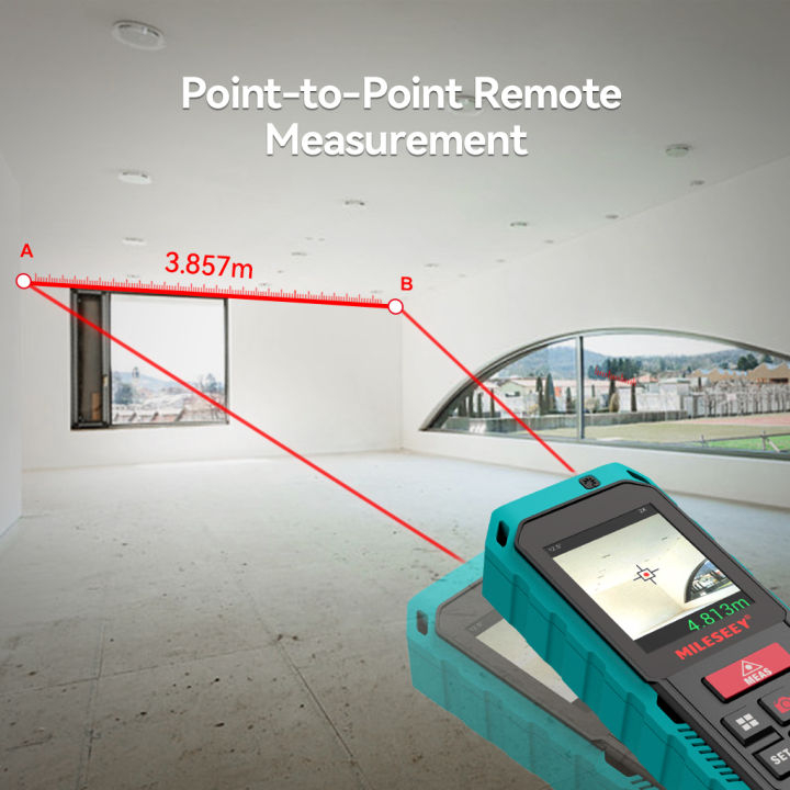 Mileseey S2 Outdoor Laser Rangefinder เครื่องวัดระยะแบบ Bluetooth ระดับ ...