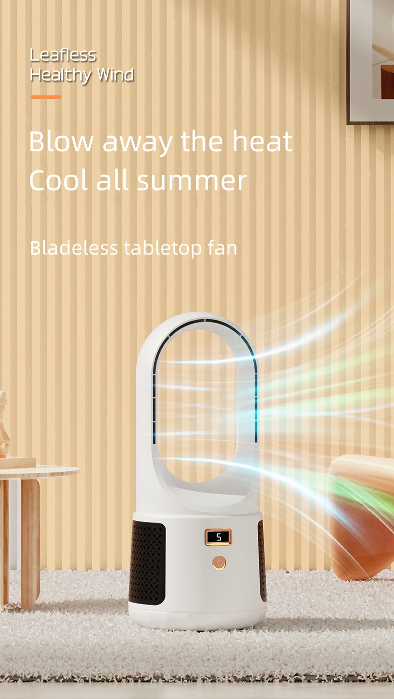 Bobbot พัดลมตั้งพื้นดิจิทัล แบบพกพา ความจุขนาดใหญ่ ไร้ใบพัด อเนกประสงค์ | Shopee Thailand