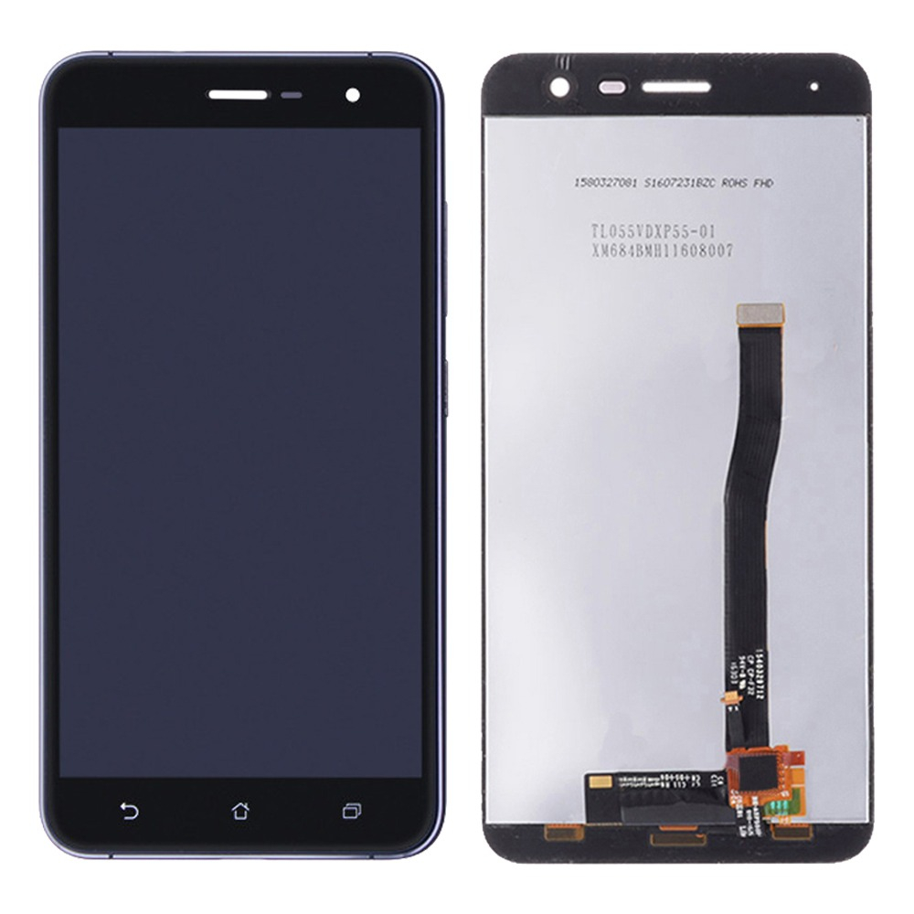 หน้าจอแสดงผลดิจิทัล LCD พร้อมกรอบ แบบเปลี่ยน สําหรับ Asus ZenFone 3 ...