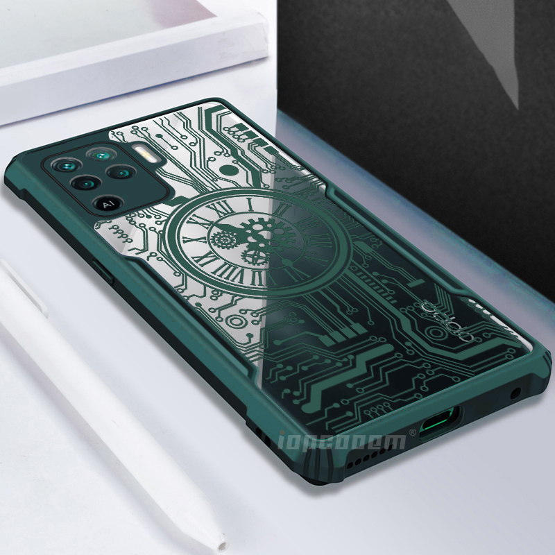 เคสโทรศัพท์มือถือ PC ใส กันกระแทก สําหรับ OPPO A98 A79 A78 A58 A57 A96 ...