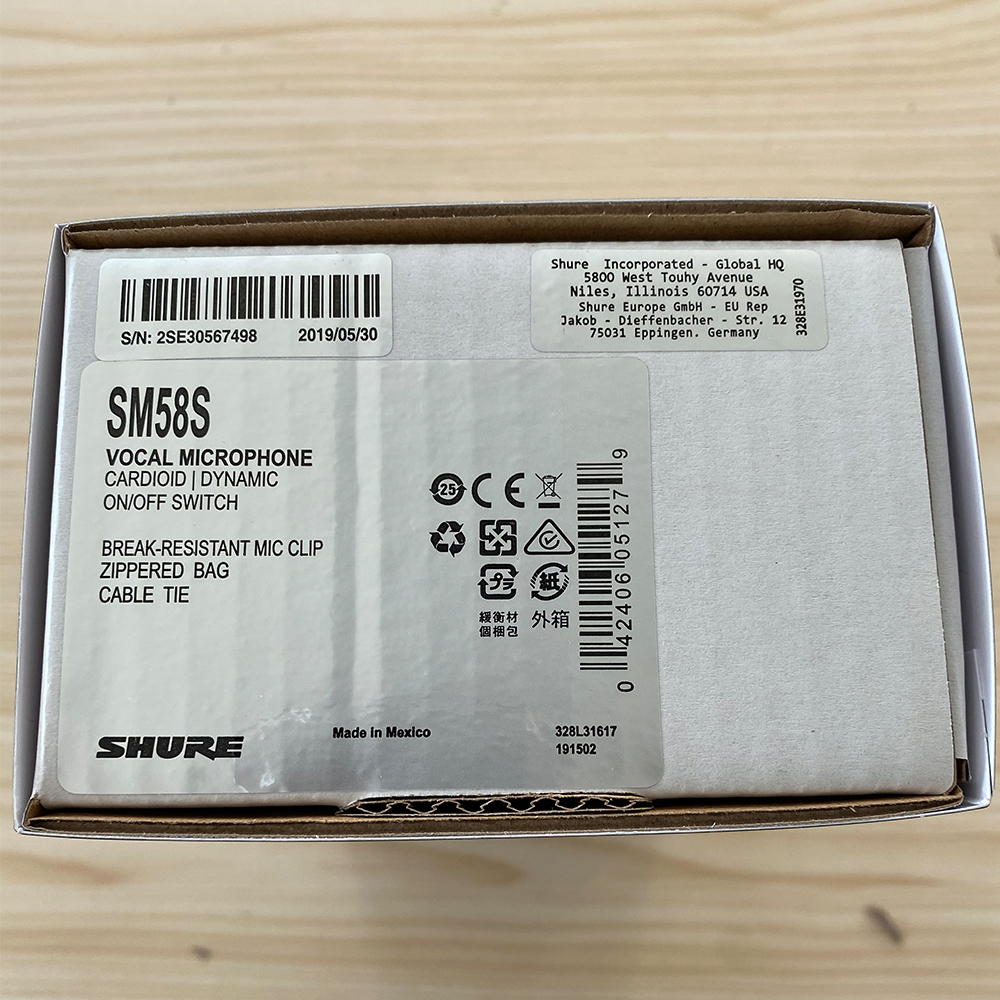 Shure SM58 ไมโครโฟนคลาสสิกสําหรับโบสถ์สตูดิโอ Tiktok ถ่ายทอดสดร้องเพลง ...