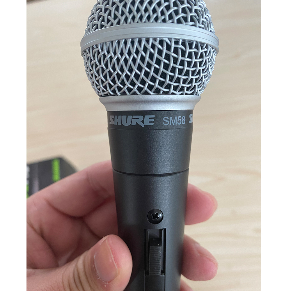 Shure SM58 ไมโครโฟนคลาสสิกสําหรับโบสถ์สตูดิโอ Tiktok ถ่ายทอดสดร้องเพลง ...