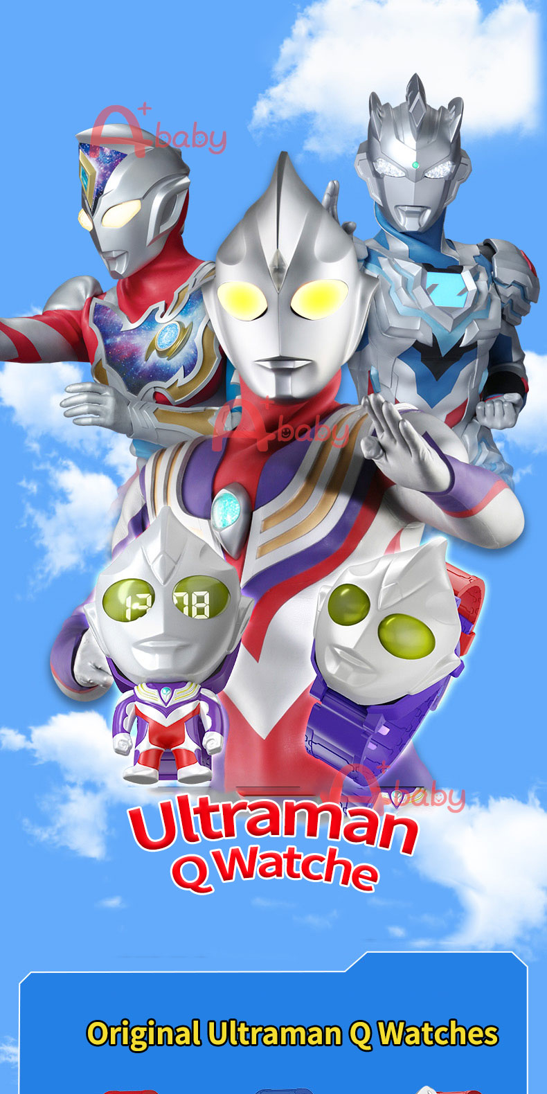 Ultraman นาฬิกา อุลตร้าแมน Transformation (Tiga/Z/Decker) Kamen Rider ...