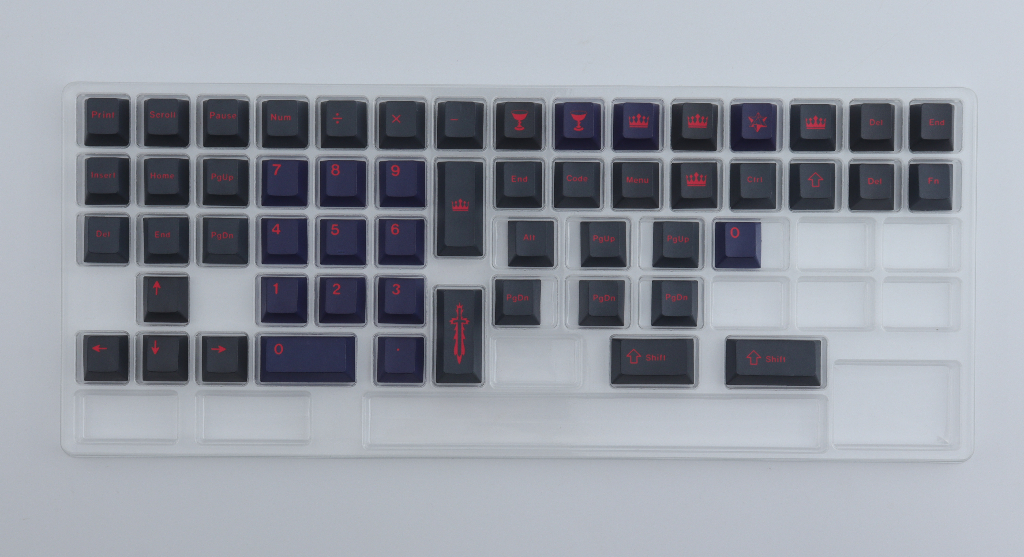 GMK Alter สีหลัก keycaps, 129 คีย์ keycaps โปรไฟล์เชอร์รี่ DYE-SUB ส่วน ...