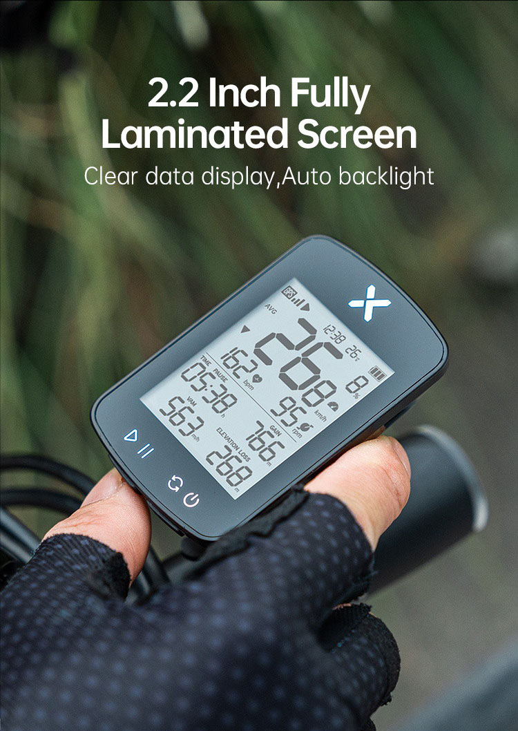 Xoss G2+ G2 Plus Speedometer Bike ไร้สายกันน้ํา IPX7 GPS 2.2 นิ้ว LCD ...