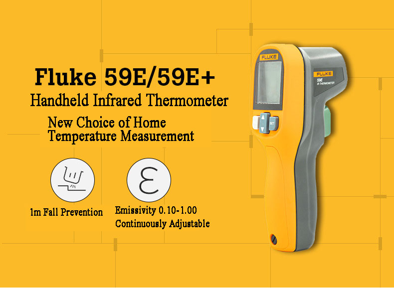 Fluke F59 F59E -30℃-350℃ เครื่องวัดอุณหภูมิอินฟราเรด ความแม่นยําสูง แบบ ...