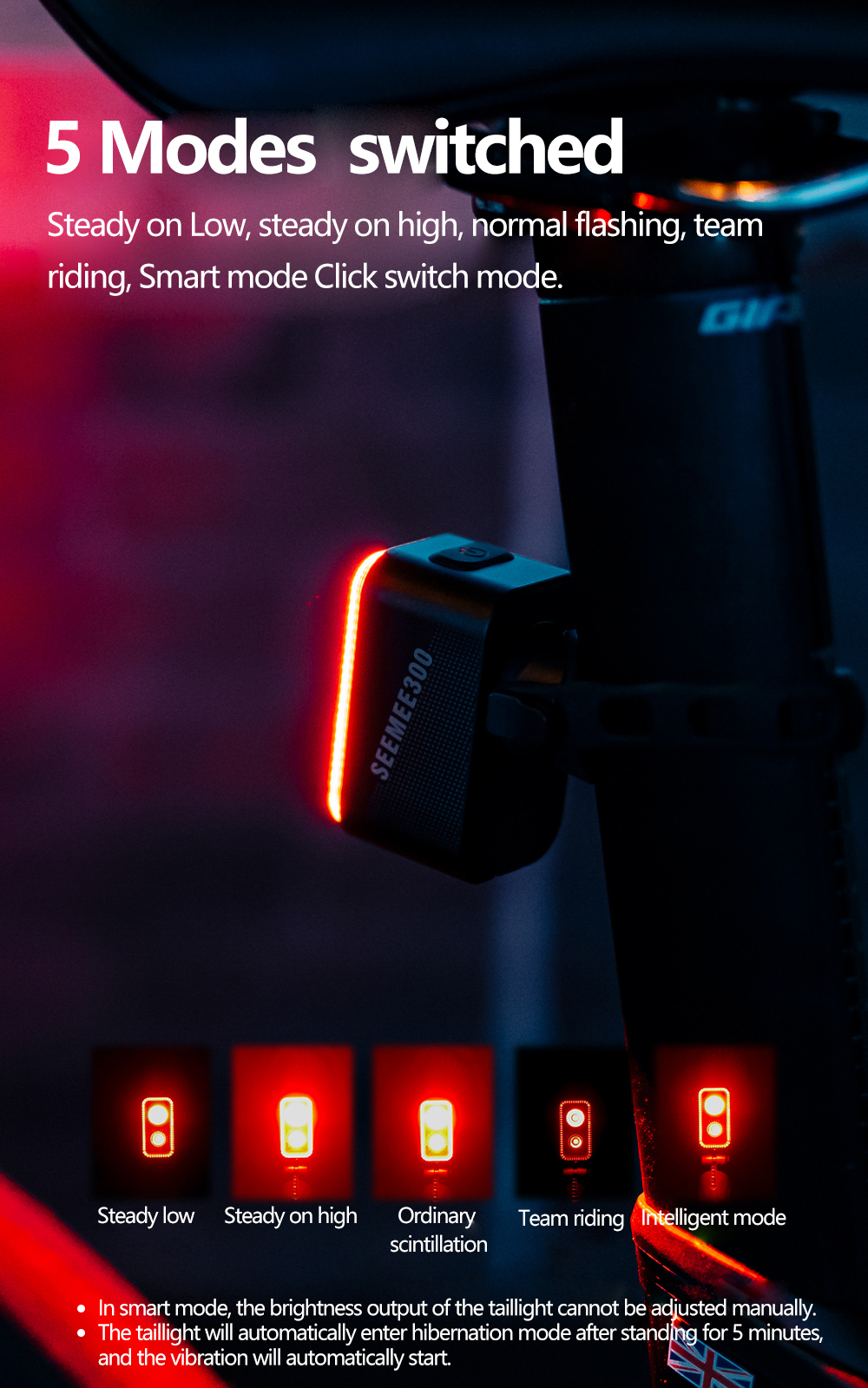 Magicshine SEEMEE300 SEEMEE 300 ไฟท้ายจักรยาน อะลูมิเนียมอัลลอย ชาร์จ Usb กันน้ํา IPX7 | Shopee ...