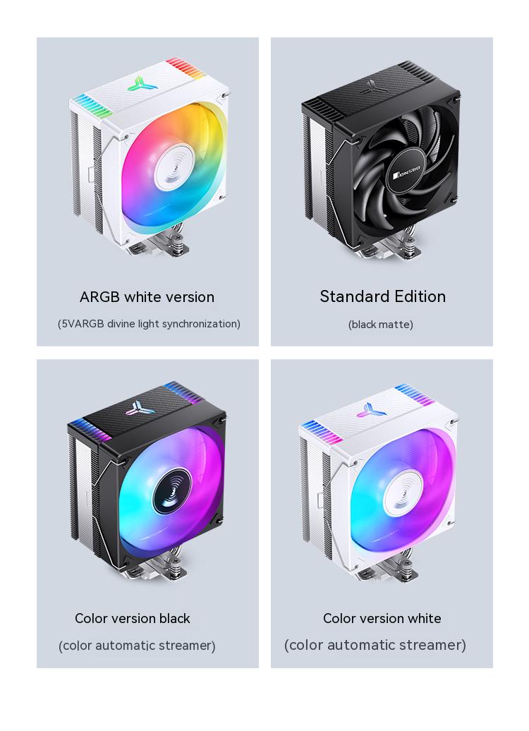 Jonsbo CR1000 EVO ฮีทซิงค์ระบายความร้อน CPU 4 ท่อความร้อน CPU Cooler ...