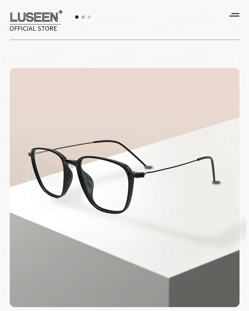 LUSEEN แว่นตา แว่นแฟชั่น ตาเปลี่ยนเลนส์ได้ แว่นออกแดดเปลี่ยนสีผู้ชาย ...