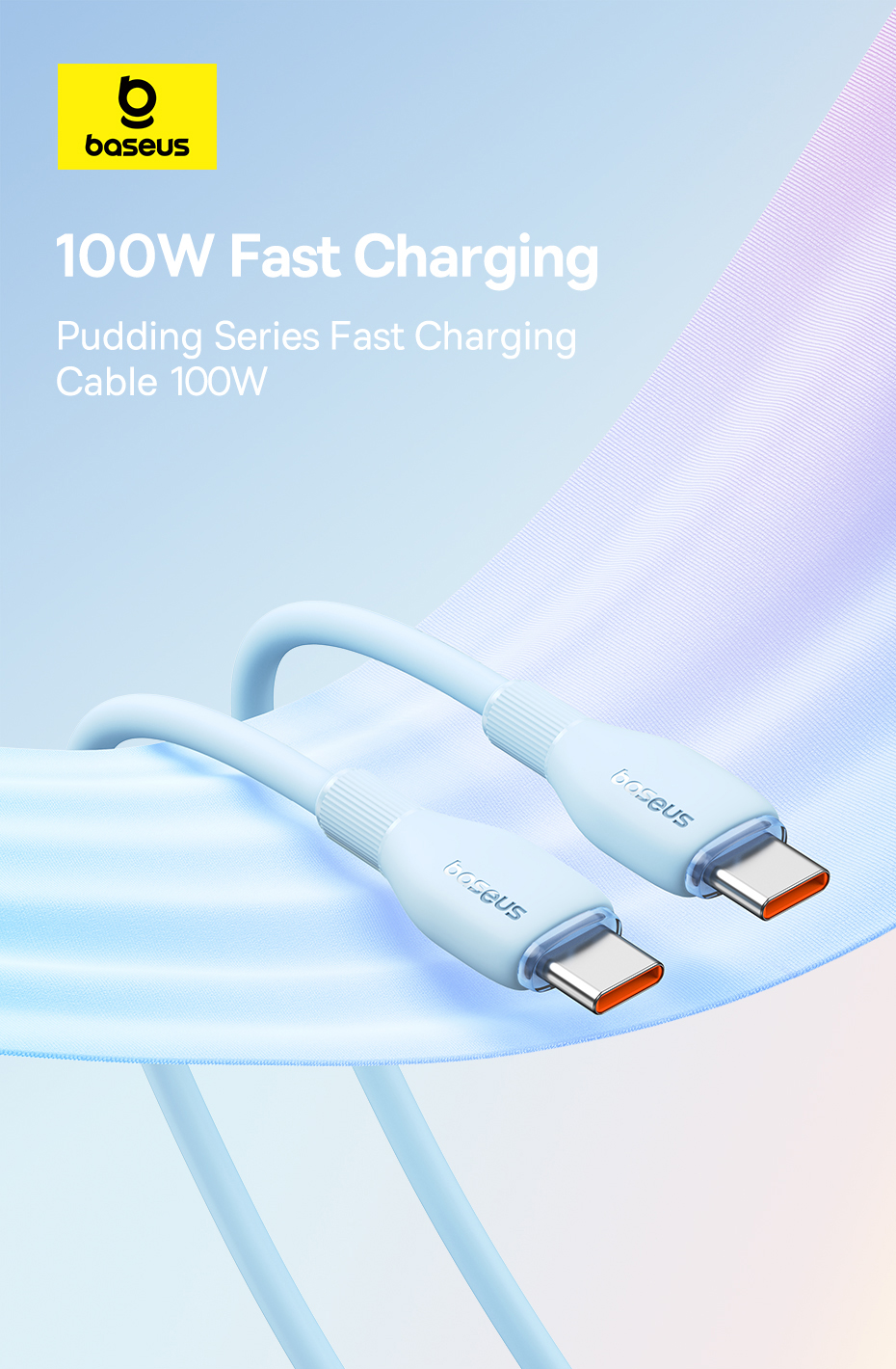 Baseus USB C PD 100W สายชาร์จ Type C ชาร์จเร็ว สําหรับแล็ปท็อป | Shopee Thailand