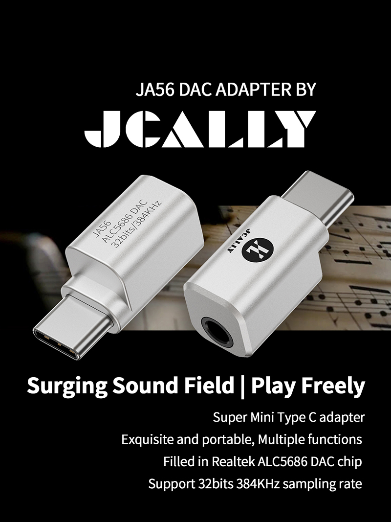 Jcally Ja56 Alc5686 Ja10i C100 Light-ing/type-c To 3.5 มม. อะแดปเตอร์แปลงเสียงดิจิตอล Hifi ขนาด ...