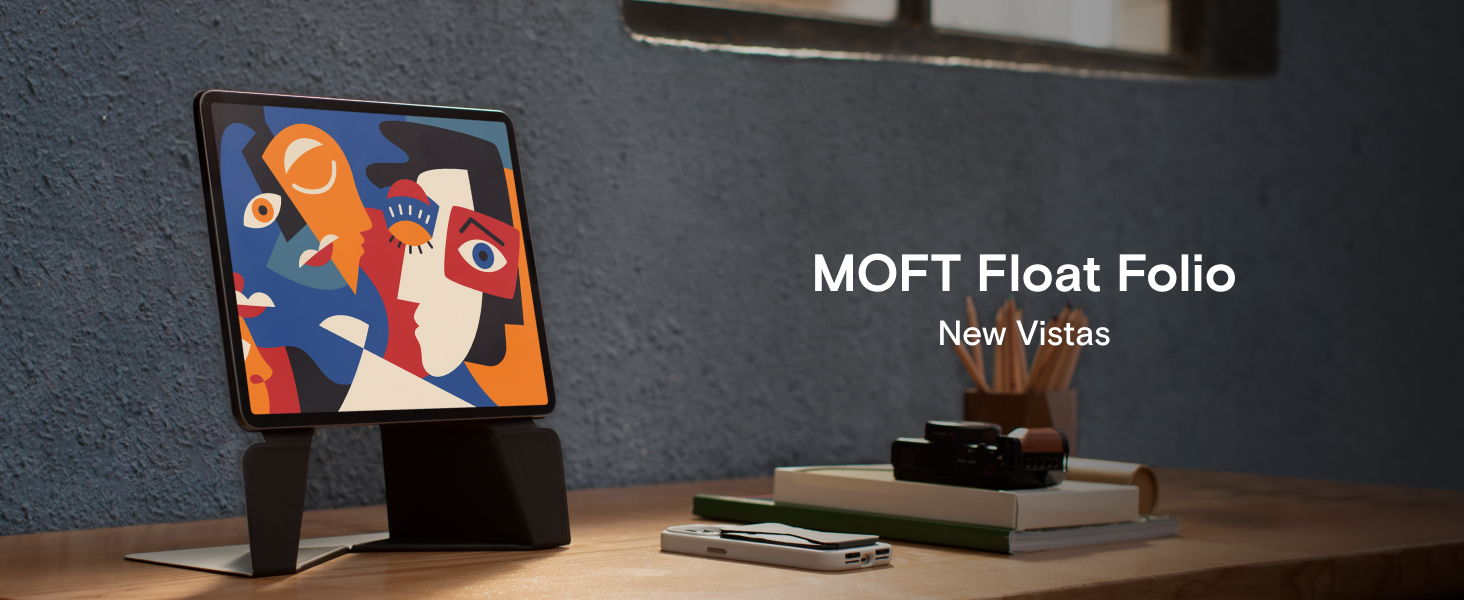 MOFT Snap Float Folio for iPads ขาตั้งหนังมังสวิรัติ พร้อมมุมมองหลายองศา แบบแม่เหล็ก สําหรับ ...