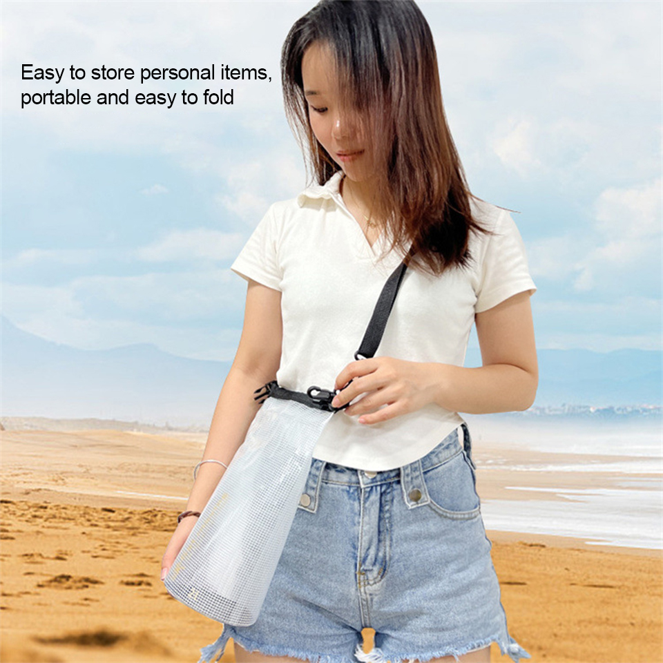 กระเป๋าตาข่าย PVC กันน้ํา น้ําหนักเบา ขนาด 2 ลิตร สําหรับพายเรือคายัค ...