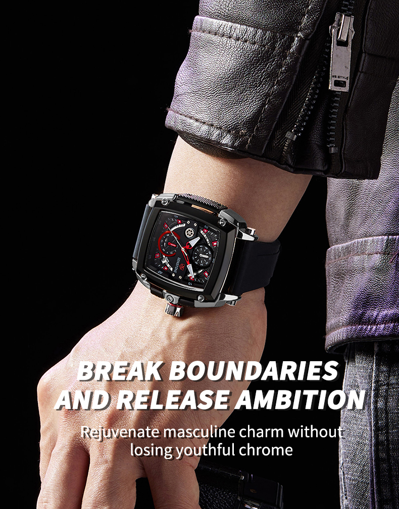 SENSTONE ของแท้ นาฬิกาข้อมือควอทซ์ อนาล็อก โครโนกราฟ สายสเตนเลส เรือง ...