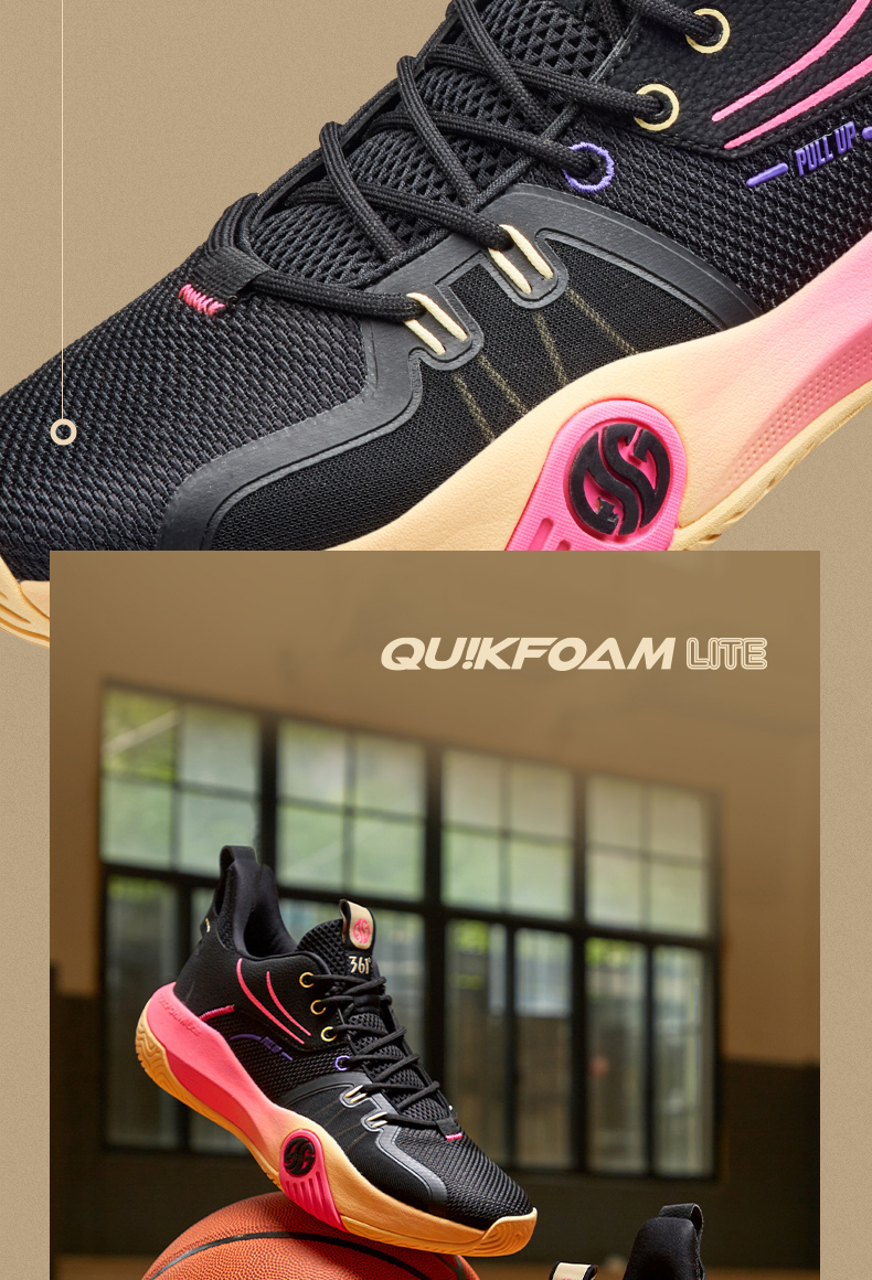 361 Degrees Ag Pull Up 3 Men Basketball Shoes Mesh Breathable 672331119 ...