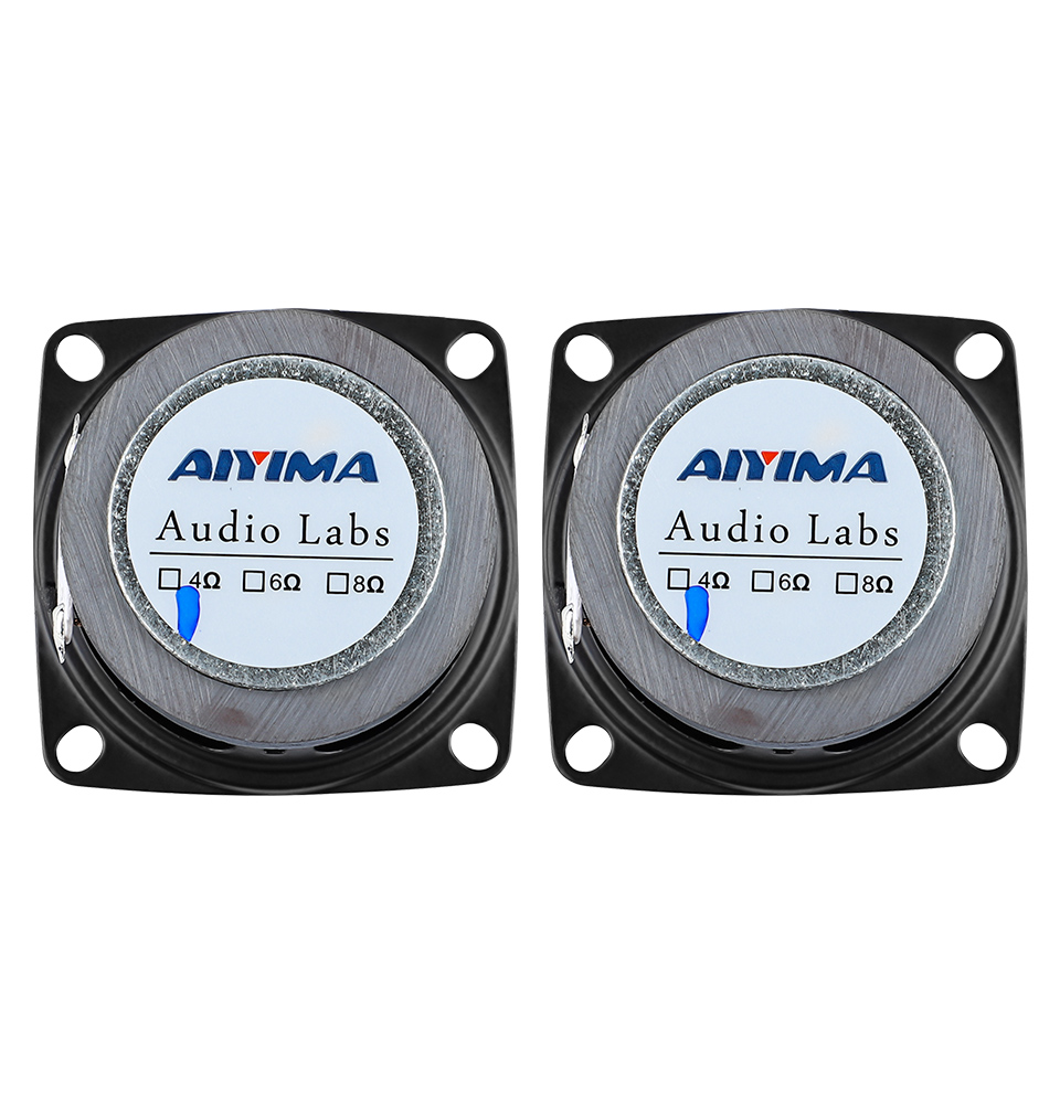 AIYIMA 2Pcs 4-Ohm 5W Subwoofer HIFI 2-Inch Full Range Speaker Mini Woofer Speakers DIY Audio ...
