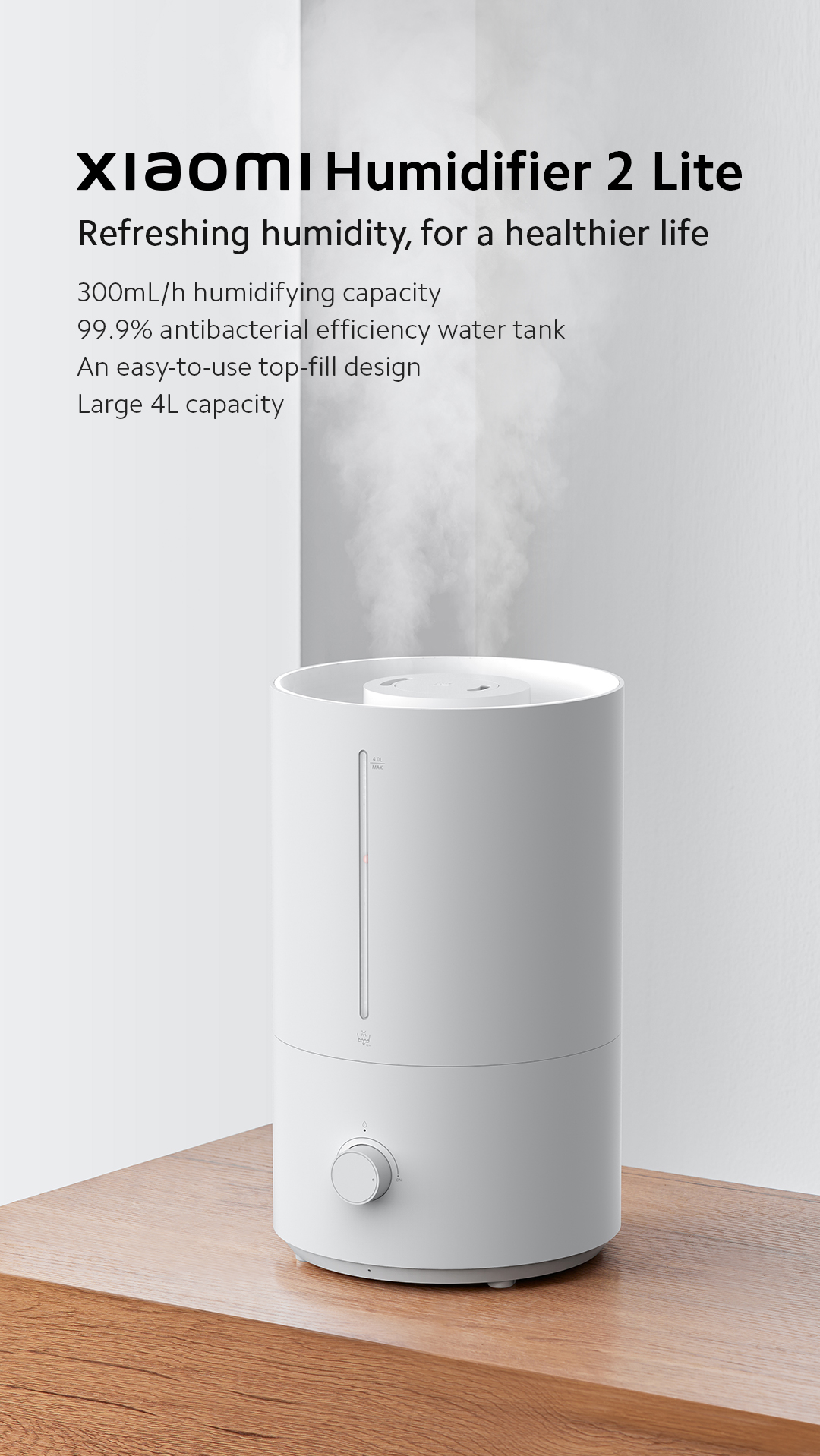 Xiaomi Humidifier 2 Lite | รับประกัน 1 ปี | Shopee Thailand