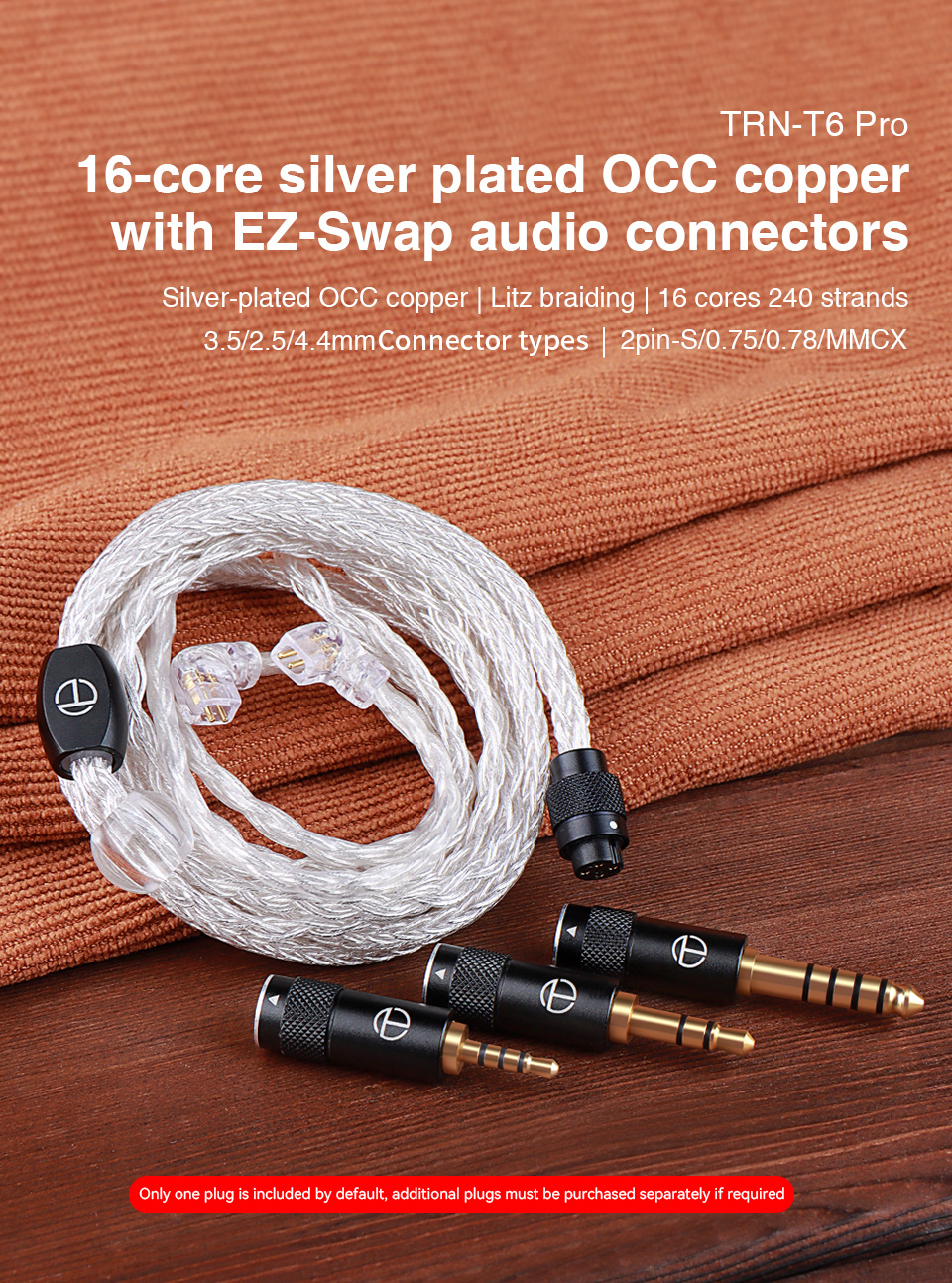 Trn T6 Pro 16 Core ทองแดงเงินหูฟังอัพเกรดสําหรับ TRN KZ QKZ CCA TFZ FiiO Hidizs | Shopee Thailand