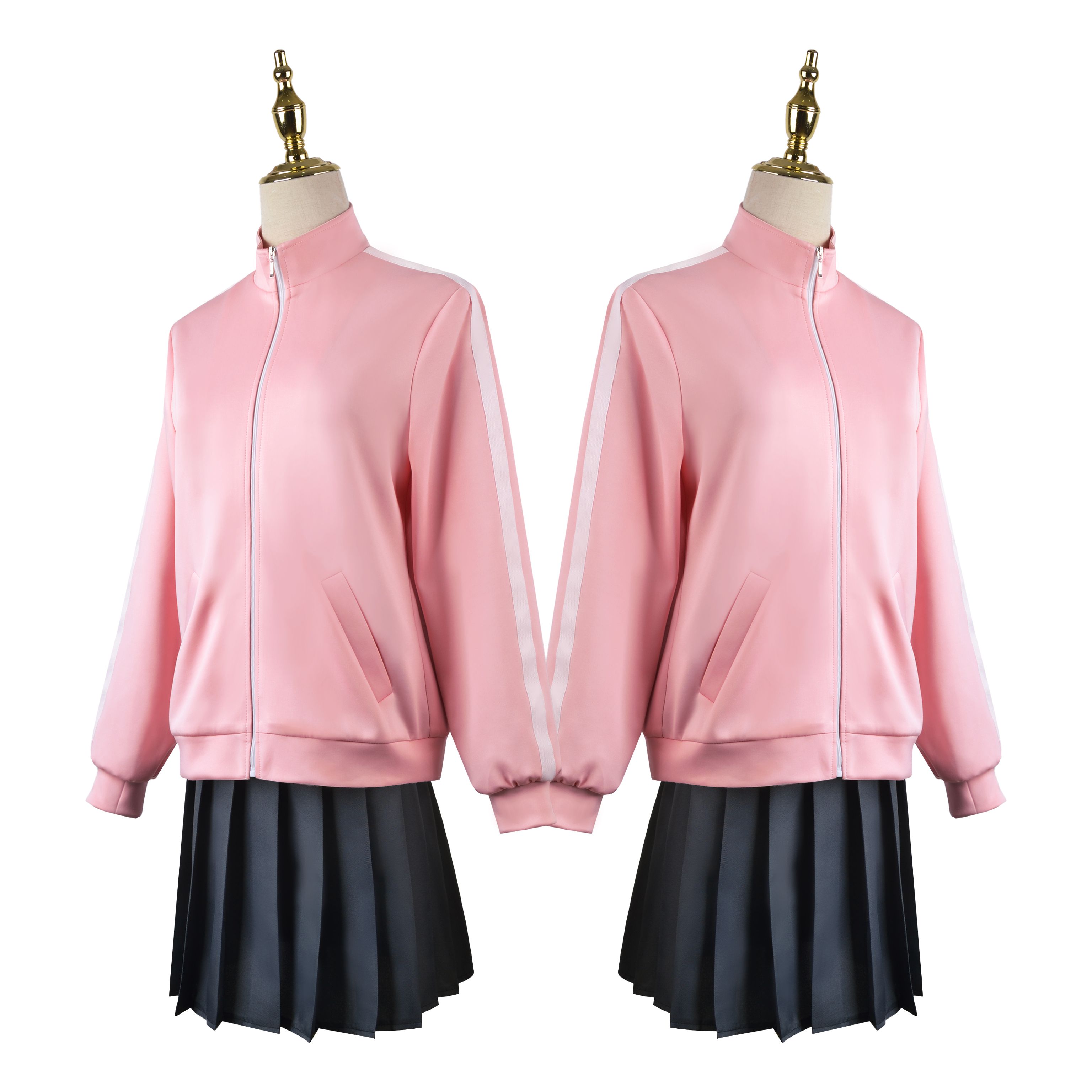 Bocchi the Rock Cosplay Gotou Hitori Girl Anime Costume Pink Jacket ...