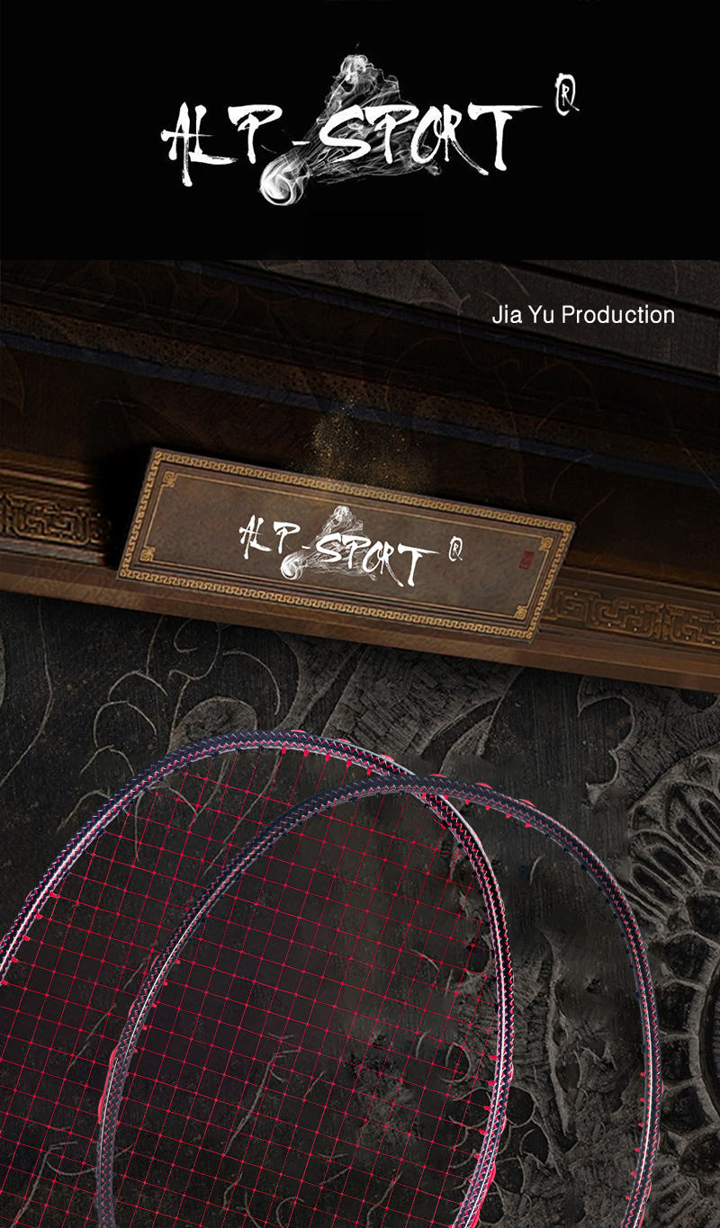 Alpsport ไม้แบดมินตันคาร์บอน K1 3U G5 35LBS 85 กรัม 1K | Shopee Thailand