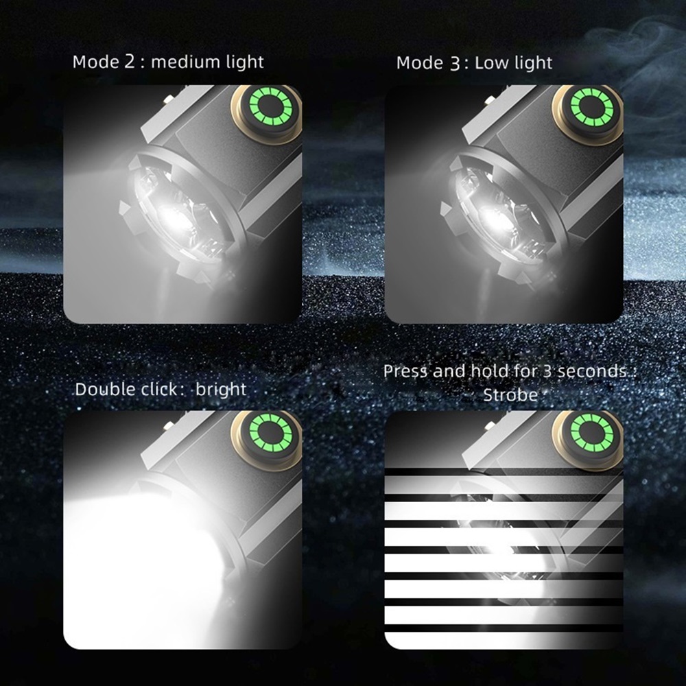 Alonefire Super Bright 3x P35 ไฟฉาย LED กันน้ําอเนกประสงค์แบบพกพา Drop ...