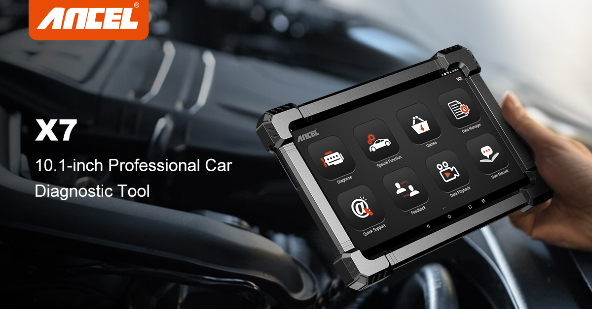 ANCEL X7 เครื่องสแกนเนอร์ อ่านโค้ดอัตโนมัติ OBD2 Car Scanner เครื่อง ...