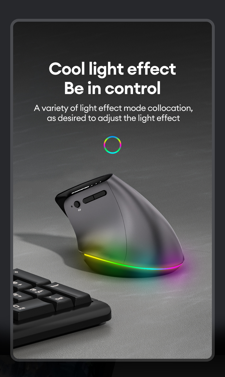 Monster M2 เมาส์บลูทูธไร้สาย พร้อมเอฟเฟคไฟ RGB | Shopee Thailand