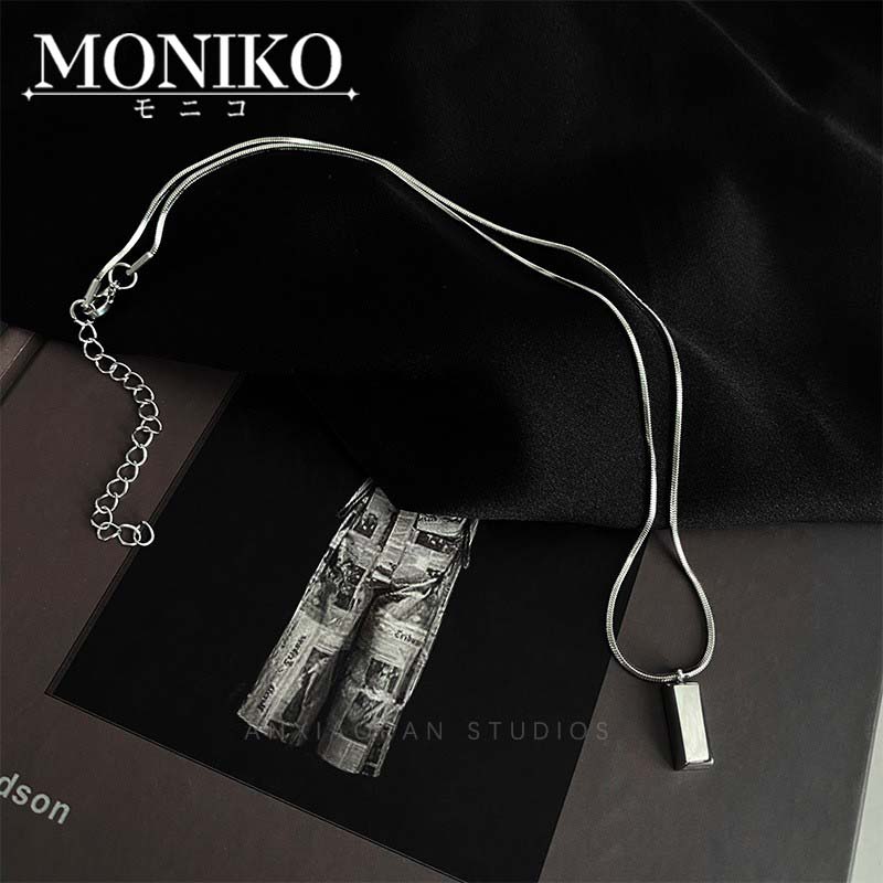 MONIKO สร้อยคอสำหรับผู้ชาย ห่วงโซ่กระดูกไหปลาร้า สามารถสวมใส่ได้ทั้งชาย ...