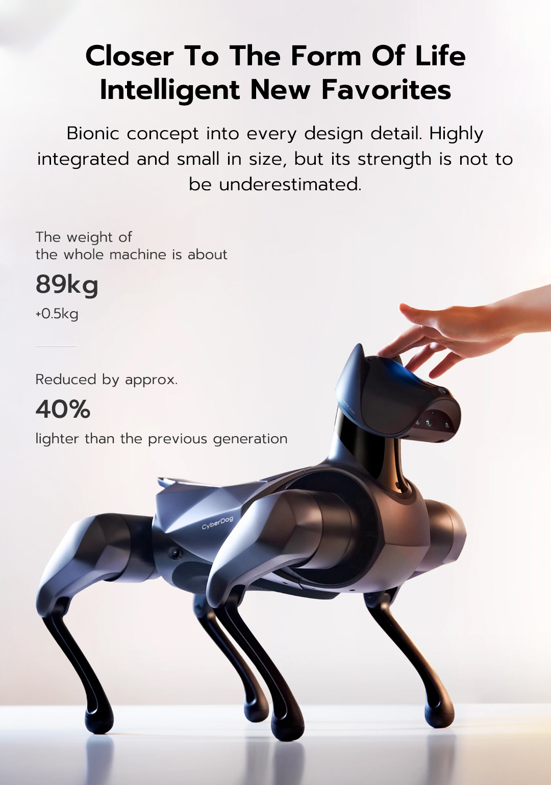 Xiaomi CyberDog 2 Bionic Quadruped Robot AI หุ่นยนต์สุนัข หุ่นยนต์ไบโอน ...