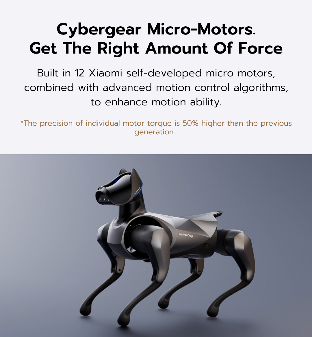 Xiaomi CyberDog 2 Bionic Quadruped Robot AI หุ่นยนต์สุนัข หุ่นยนต์ไบโอน ...