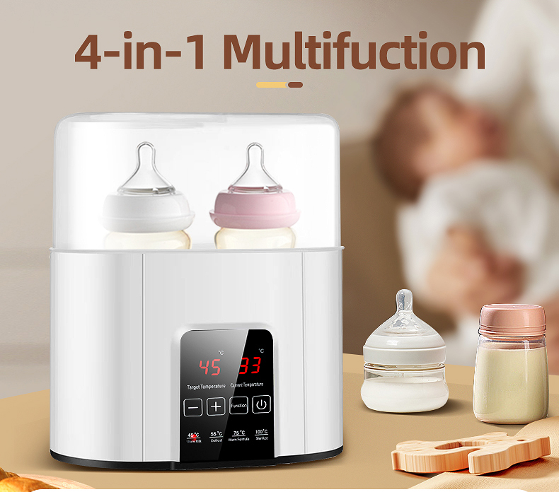 Dr.isla เครื่องนึ่งขวดนม เครื่องอุ่นนม 220ml ที่นึ่งขวดนม หน้าจอ LCD ตู้อบขวดนม BPA Free พร้อม ...