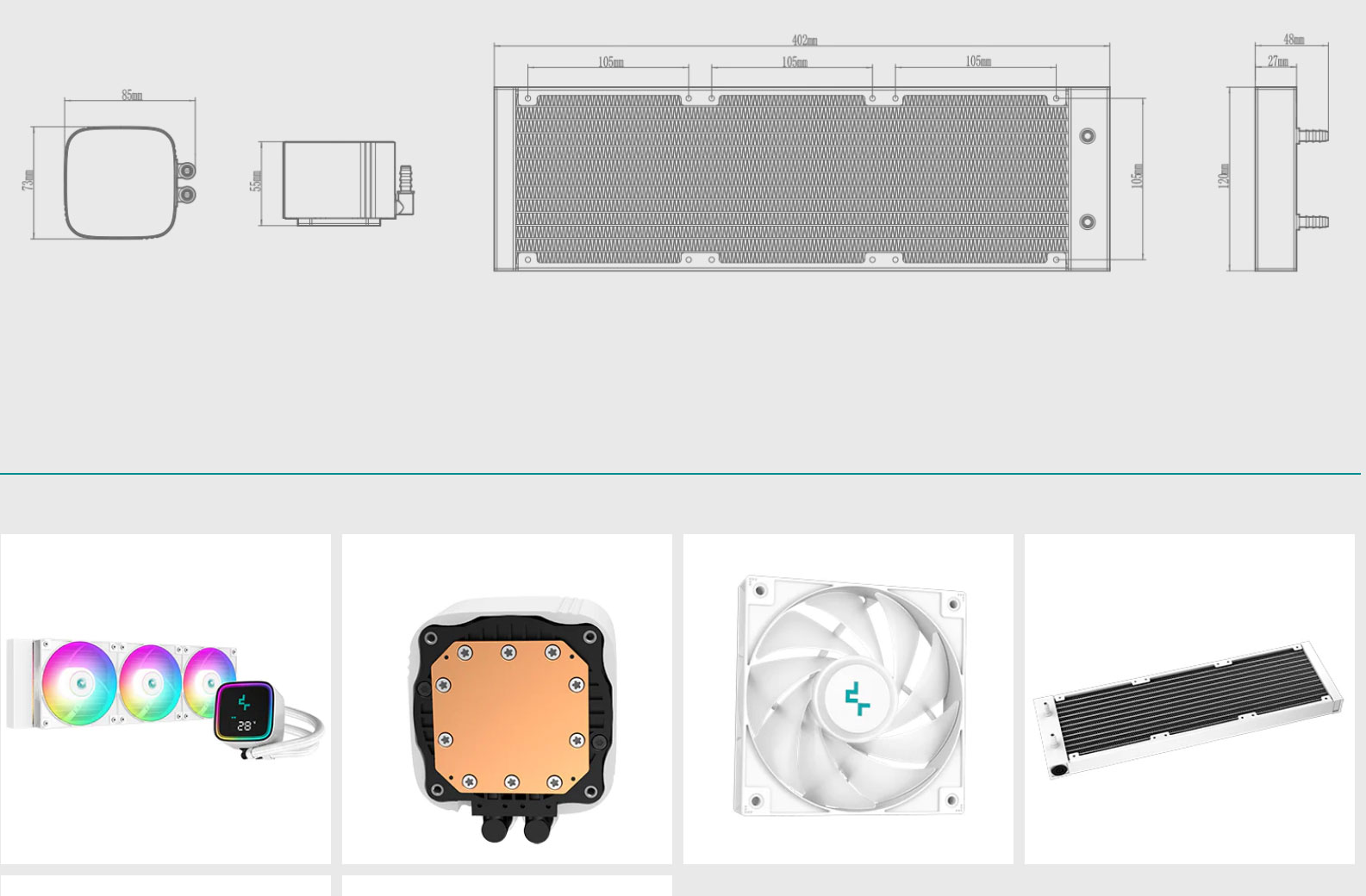 Deepcool LS720 SE Digital / LS520 SE พัดลมระบายความร้อน CPU Aio ดิจิทัล ...