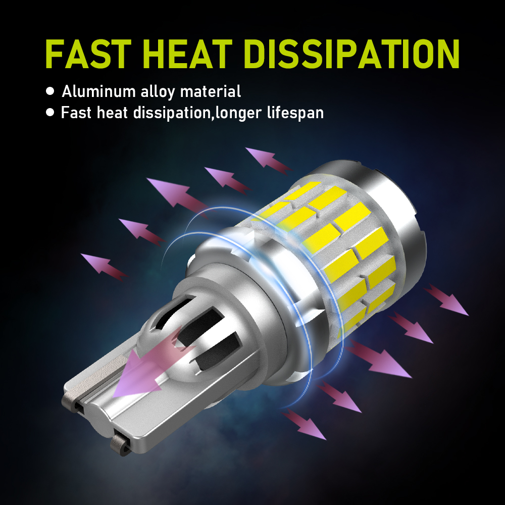 Tuffoo หลอดไฟสัญญาณถอยหลัง LED T15 W16w 921 912 6000K สีขาว สําหรับ ...