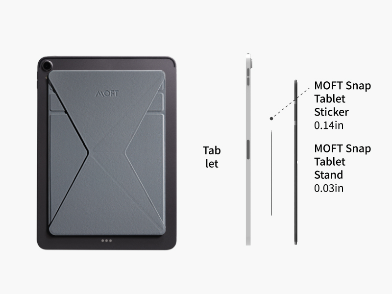 MOFT Adhesive Tablet Stand ขาตั้งแท็บเล็ต แบบบาง ปรับได้ มองไม่เห็น เข้ากันได้กับ iPad mini pro ...