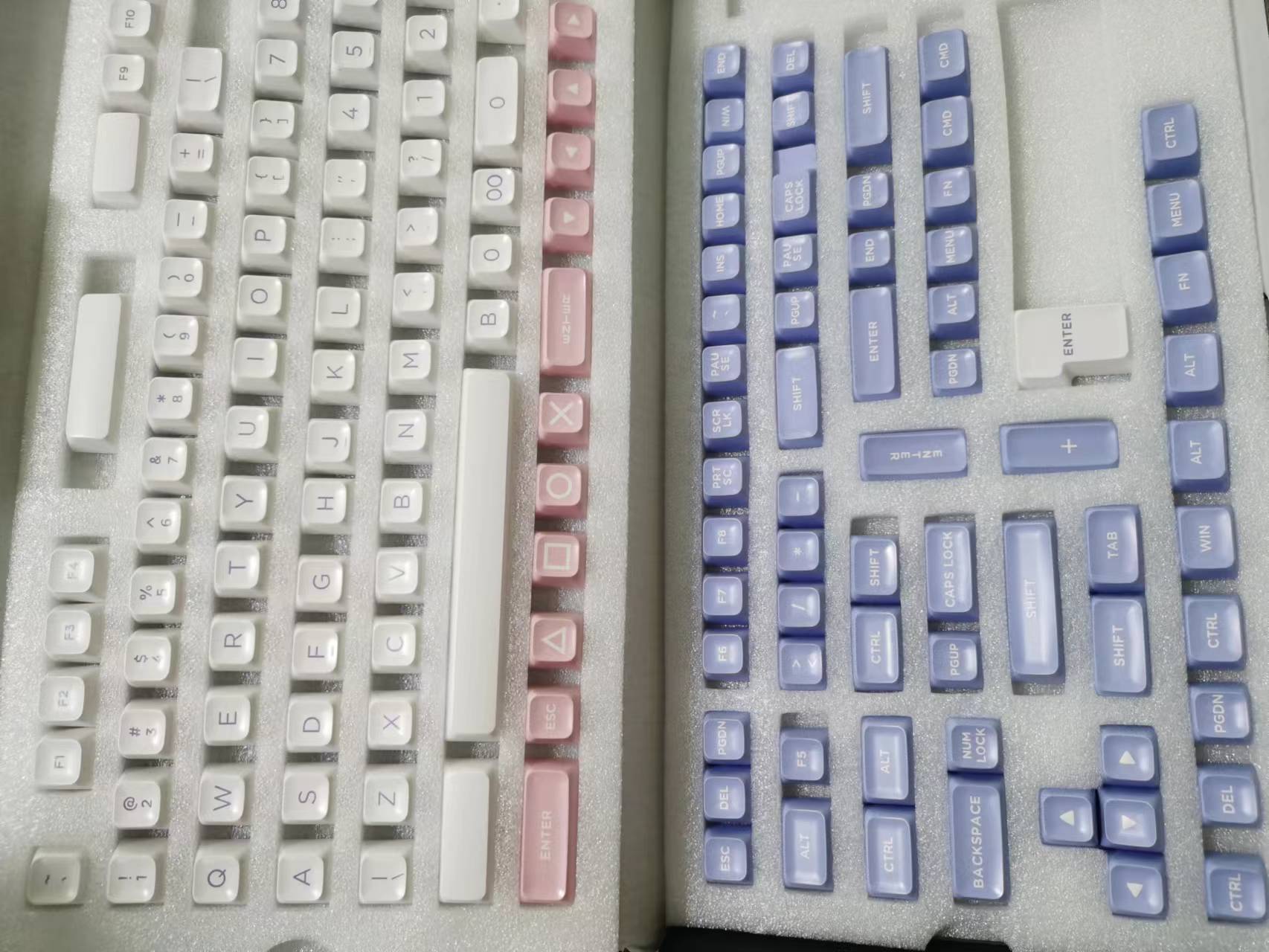 Weikav Ageless Keycaps DSA Profile PBT Double-shot Keycap สําหรับ 65/75 ...