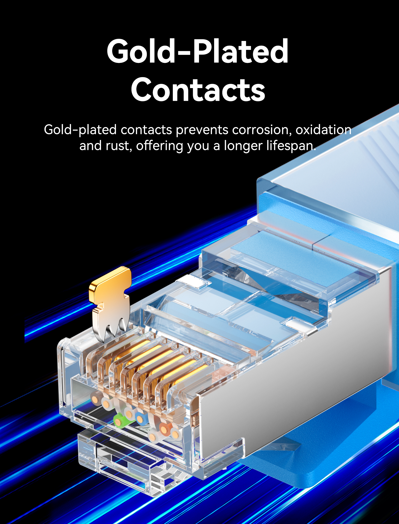 Vention สายแลนเกมมิ่ง Cat 8 40Gbps RJ45 SFTP Ethernet Cable ความเร็วสูง ...