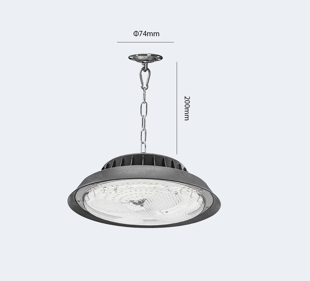 MODI โคมไฟโซล่าเซลล์ Highbay รุ่น100W/200W/300W/400W (แสง : ขาว/คูลไวท์ ...