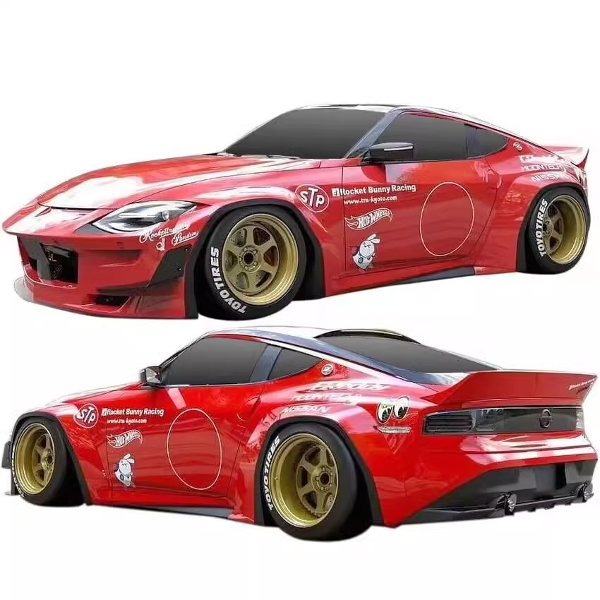1/10 Nissan Fairlady 400Z กว้าง RC PC Body shell 200 มม.กว้าง 260 มม.ฐานล้อโคมไฟไม่มีทาสี drift ...