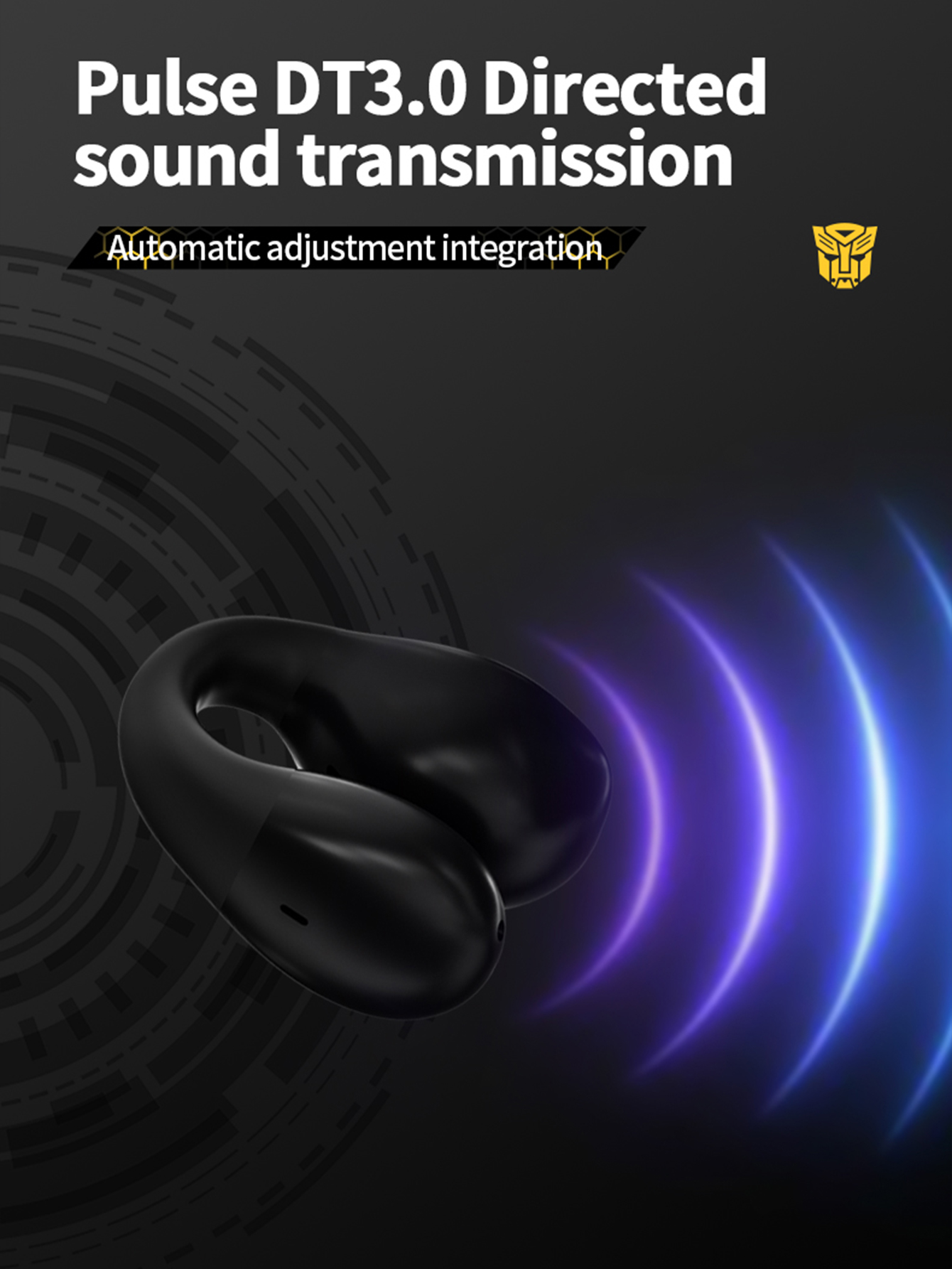 Transformers TF-T05 หูฟังบลูทูธ หูฟังสําหรับเล่นเกม ลดเสียงรบกวน HIFI ...